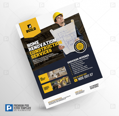 Home Builders Flyer - PSDPixel