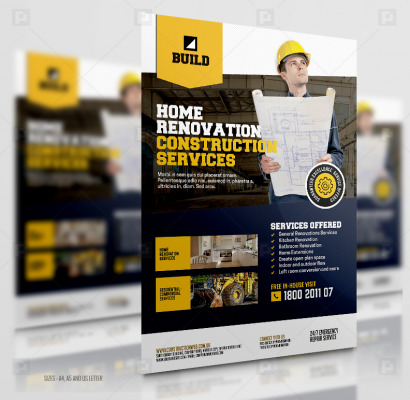 Home Builders Flyer - PSDPixel