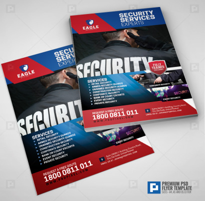 Private Security Promotional Flyer - PSDPixel