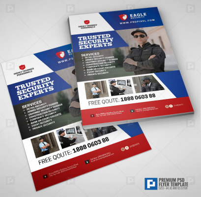 Security Experts Promotional Flyer - PSDPixel
