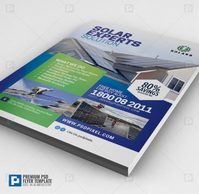 Solar Company Flyer - PSDPixel