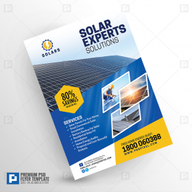 Solar Installation Flyer - PSDPixel