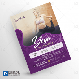 Yoga Promotional Flyer - PSDPixel