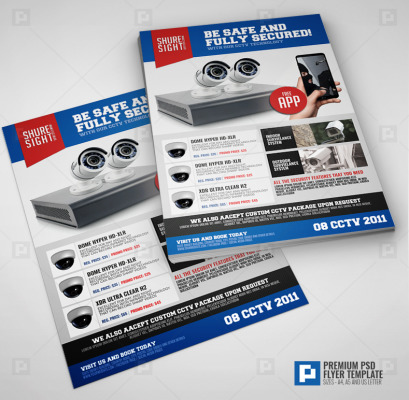 CCTV Promotional Flyer - PSDPixel
