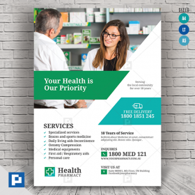 Pharmacy Drug Store Flyer - PSDPixel