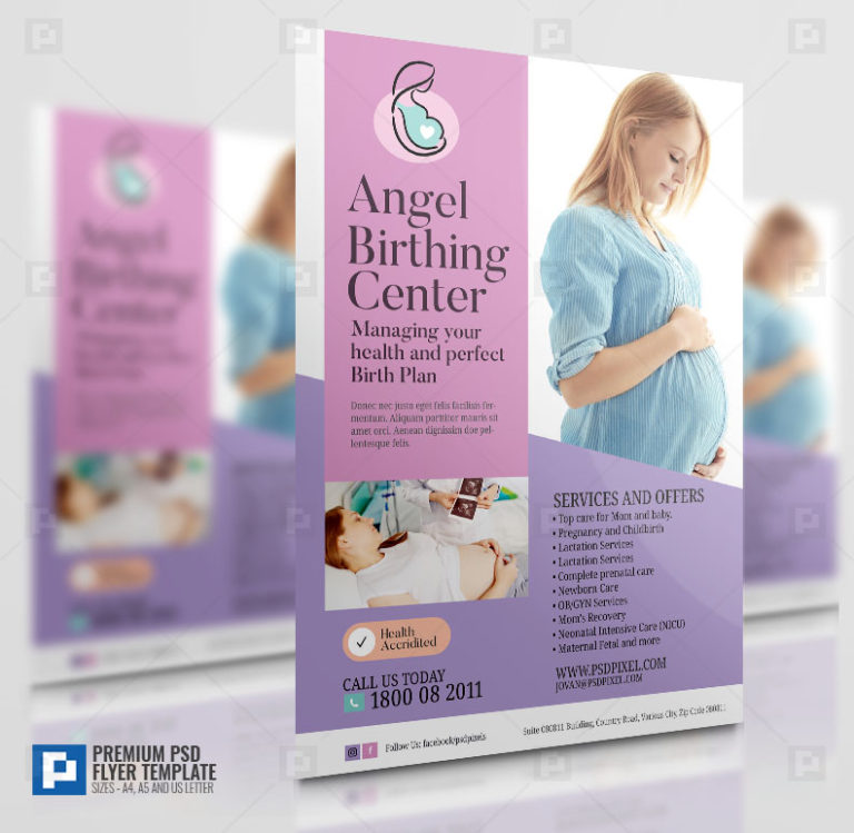 Birth Clinic Promotional Flyer - PSDPixel