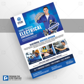 Electrical Company Promotional Flyer - PSDPixel