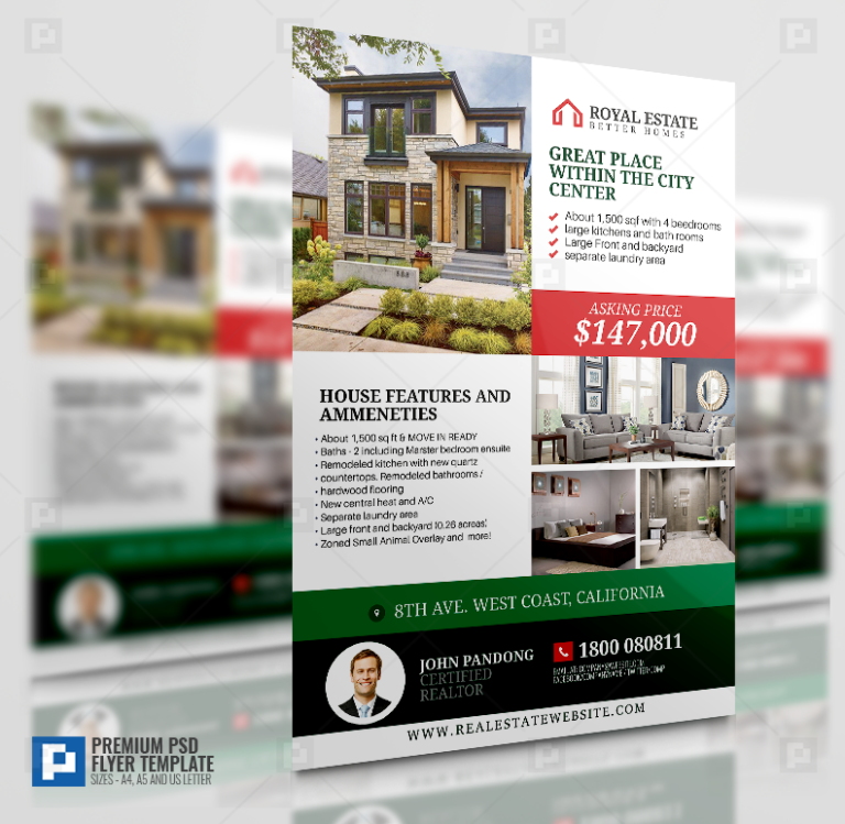 Corporate Real Estate Promo Flyer - PSDPixel