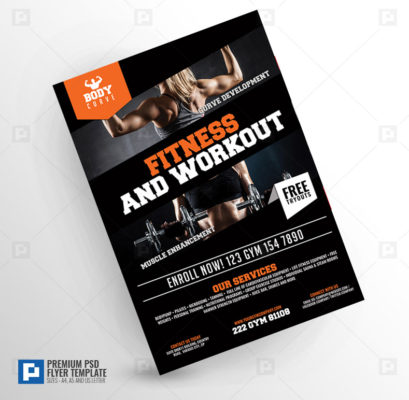 Fitness Workout Flyer - PSDPixel