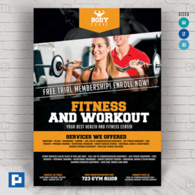 Fitness and Workout Gym Promotion - PSDPixel