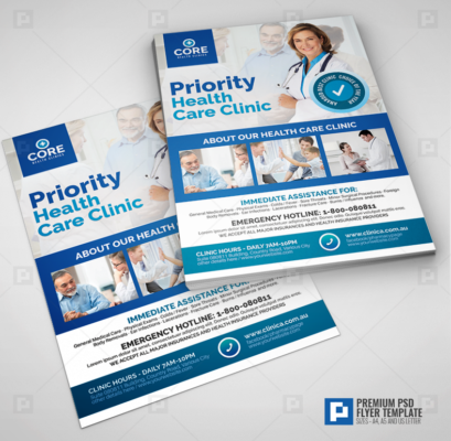 Medical Clinic Promotional Flyer - PSDPixel