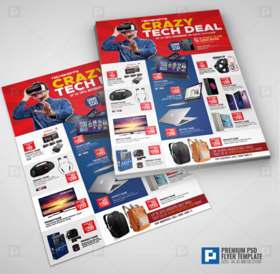 Multipurpose Gadget Sale Flyer - PSDPixel