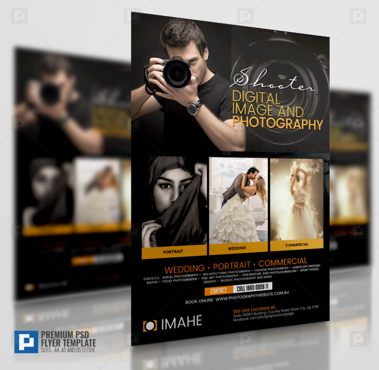 Photographer Promotional Campaign Flyer - PSDPixel