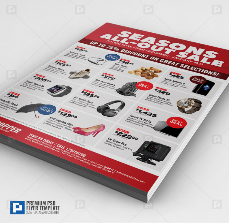 Product Promotional Sale Flyer - PSDPixel