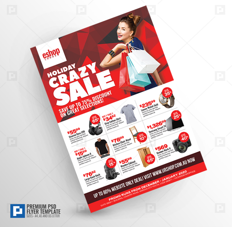 Product Sale and Promotional Sales Flyer - PSDPixel