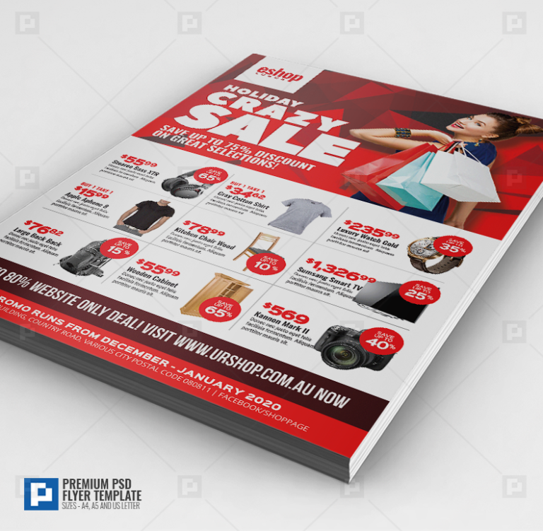 Product Sale and Promotional Sales Flyer - PSDPixel