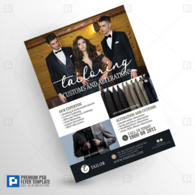 Tailor Shop Services Promotional Flyer - PSDPixel