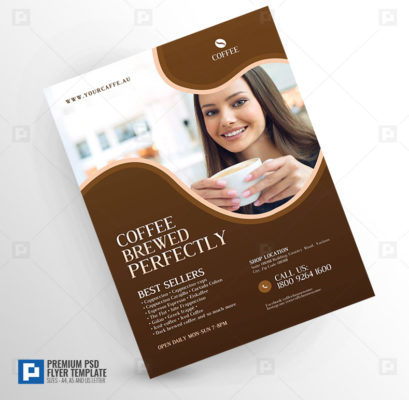 Coffee House Flyer - PSDPixel