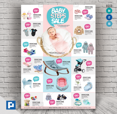 Infant and Baby Store Promo Flyer - PSDPixel