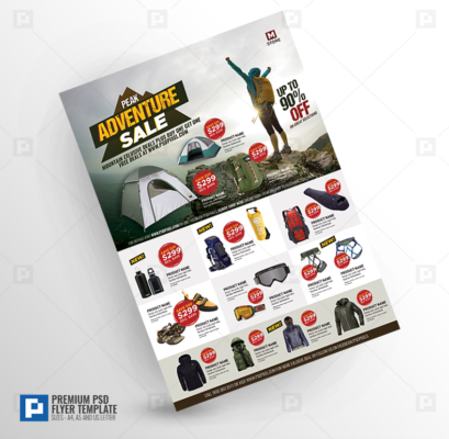 Outdoor Multipurpose Sales Flyer - PSDPixel
