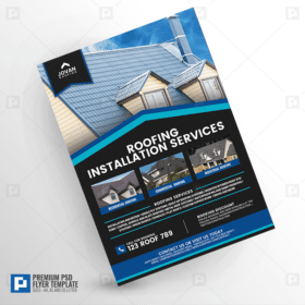 Roofing Promotional Flyer - PSDPixel