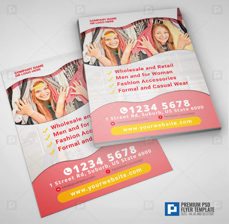 Shopping Center Flyer - PSDPixel